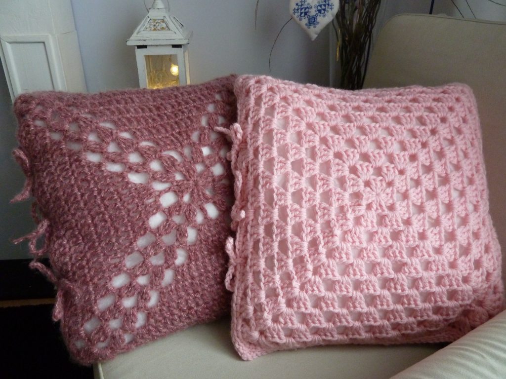 Háčkované vankúše od babičky – LB handmade